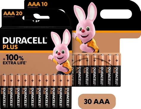 Duracell 20+10 Pack: 30x Micro/AAA/LR03 Batterie, LR03 (1,5 V, 30 St), 1,5V