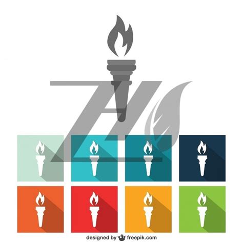 دانلود وکتور مجموعه آیکون مشعل دانلود رایگان فایل لایه باز، Psd، وکتور، لوگو و موکاپ