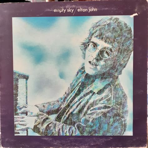 Elton John Empty Sky Vinyl Gatefold Translucent Red Lp Album