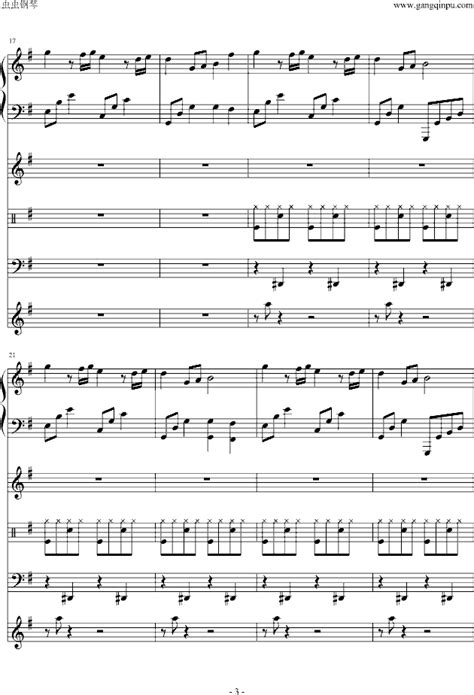 静静聆听 钢琴谱 钢琴曲 未知分类 歌谱简谱网