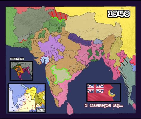 Chaos In Indiaa Failed 1947 Rimaginarymaps