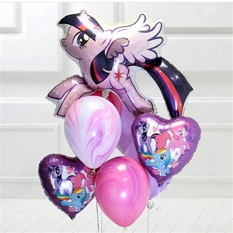 Шары Май литл пони Искорка с рисунком