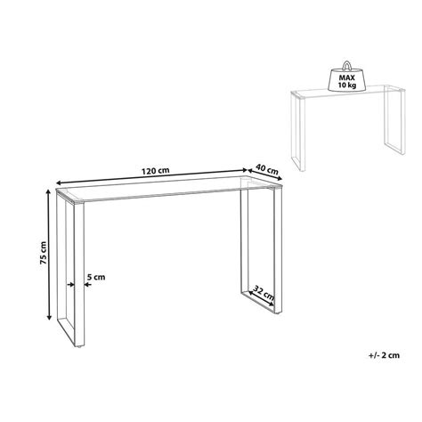 Tilon Sidetable Zilver Veiligheidsglas Leen Bakker