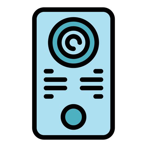Entry Video Intercom Icon Vector Flat 27294410 Vector Art At Vecteezy