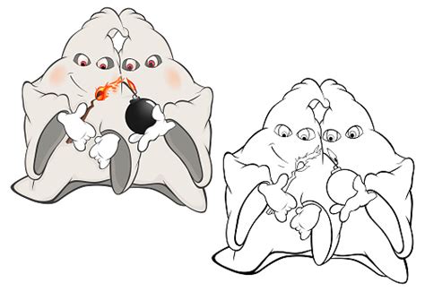 당신을 위한 귀여운 만화 캐릭터 유령의 벡터 일러스트 디자인 및 컴퓨터 게임 색칠하기 책 윤곽선 세트 0명에 대한 스톡 벡터 아트 및 기타 이미지 Istock
