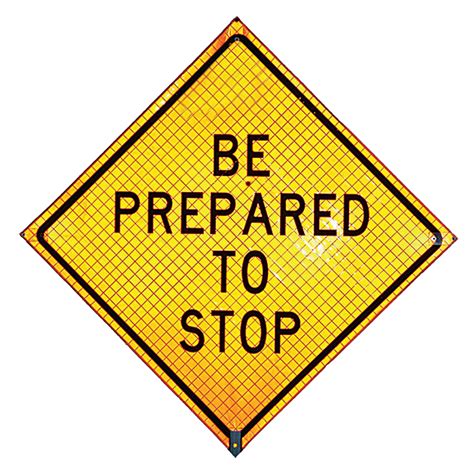 REFLECTIVE ROLL UP SIGNS W FRAMES Hi Intensity Ms Carita Safetruck