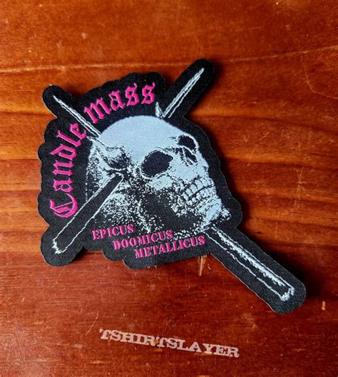 Candlemass Epicus Doomicus Metallicus Shaped Patch Tshirtslayer