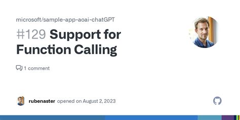 Support For Function Calling · Issue 129 · Microsoftsample App Aoai Chatgpt · Github