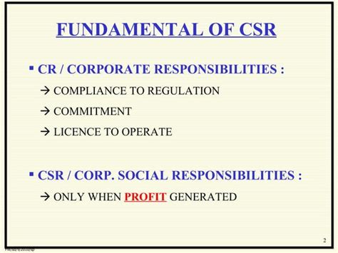 System And Instrumentation For Practising Effective Csr Ppt