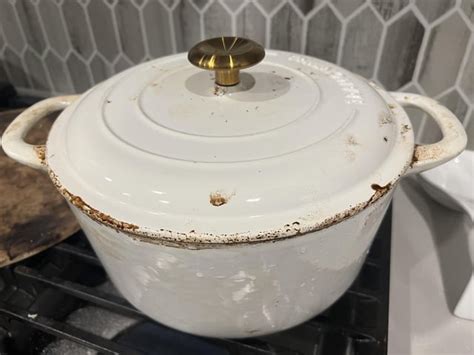 Why Does My New Pot Look Like This After A Few Bread Bakes Brown Parts