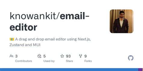 Github Knowankitemail Editor 📧 A Drag And Drop Email Editor Using Nextjs Zustand And Mui