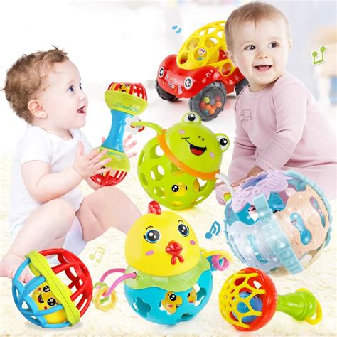 Мягкие резиновые Juguetes Bebe мультфильм пчела ручной стук погремушка ...