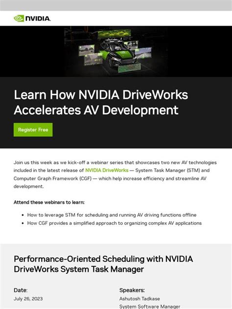Nvidia Accelerate Your Autonomous Vehicle Development Milled