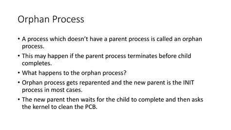 Process Management In Operating System Process States Pcb Fork