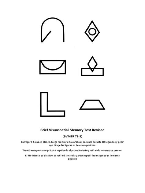 Brief Visuospatial Memory Test Revised Pdf