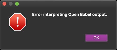 Optimize Geometry Error Interpreting Open Babel Output · Issue 482 · Openchemistry
