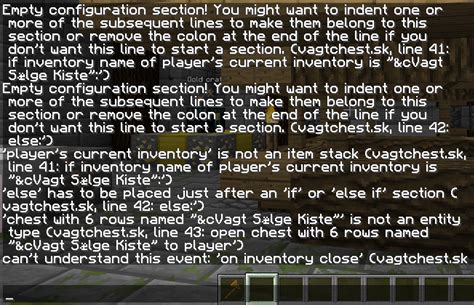 Solved Skript Wont Work Skunity Forums