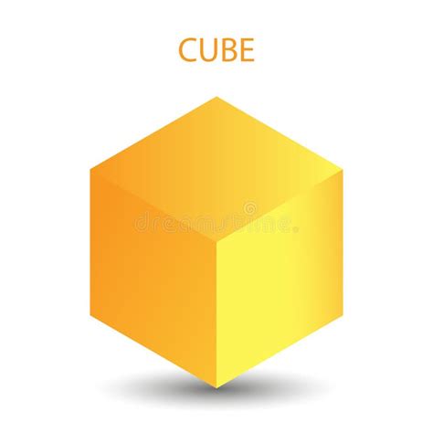 Vector Cube With Gradients For Game Icon Packaging Design Or Logo