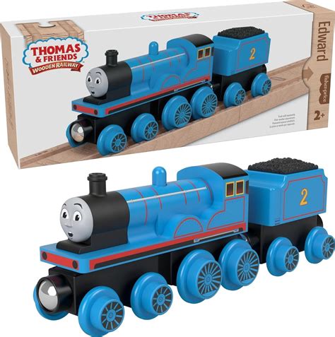 Thomas And Friends Wooden Railway Edward Train And Coal Car Magnetic