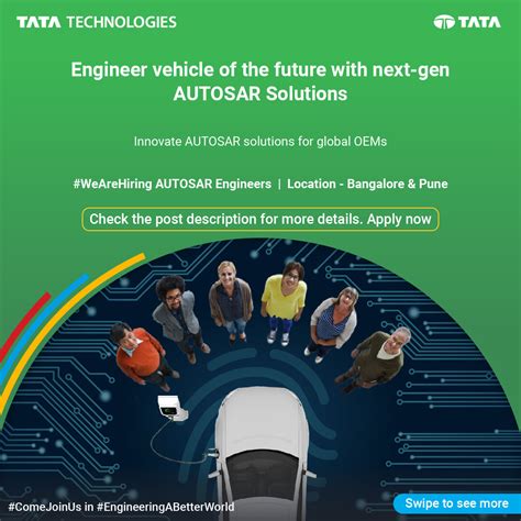Tata Technologies On Linkedin Wearehiring Automotive Innovate Autosar Electricvehicle