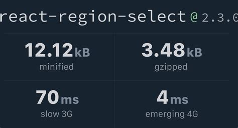 React Region Select Bundlephobia