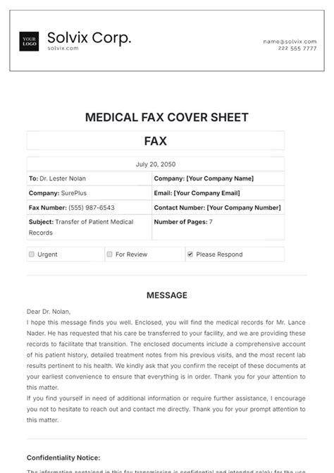 Free Fax Templates And Examples Edit Online And Download