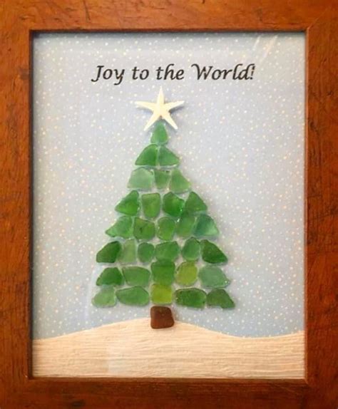 Diy Sea Glass Christmas Tree