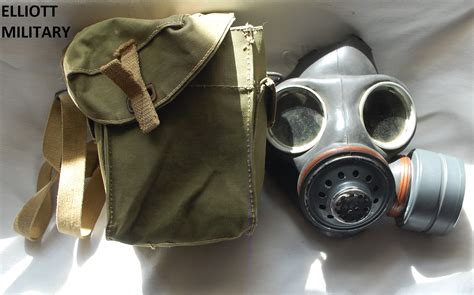 Ww1 British Gas Mask Ww2 British Army Gas Mask Bag Dated 1941 Dbg