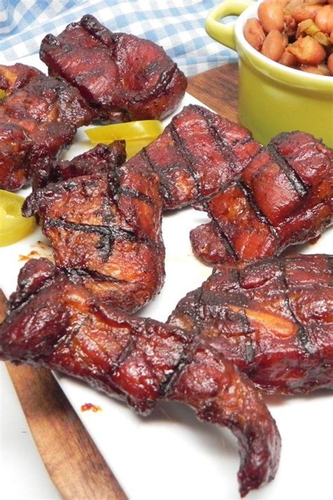 Electric Smoker Bbq Rib Tips Recipe Slow Cooker Pork Ribs Cooking