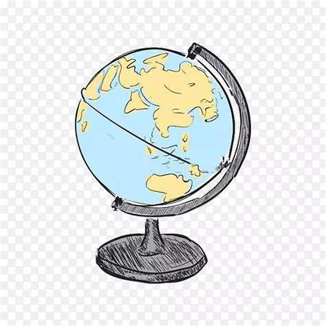 手绘的地球仪PNG图片素材下载 图片编号7329226 PNG素材网