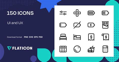 UI And UX Icon Pack Black Outline 150 SVG Icons