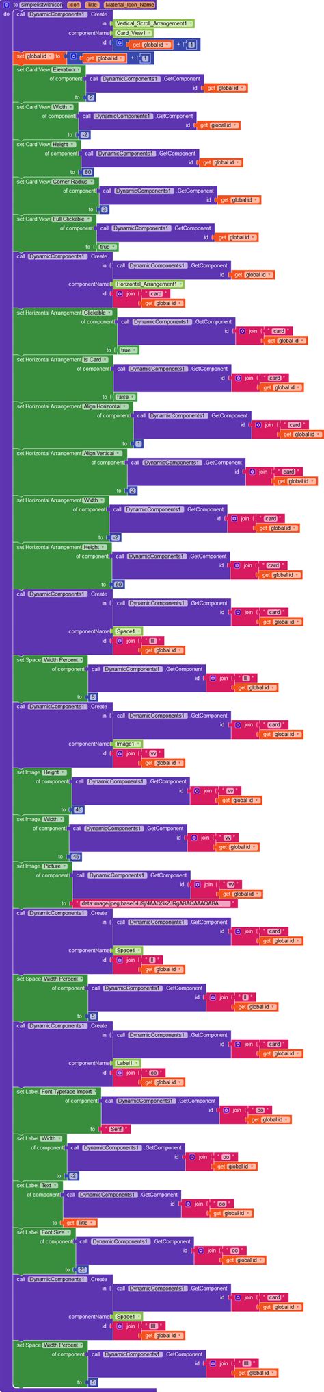 5 Different Listviews Using Dynamic Component Extension Guide