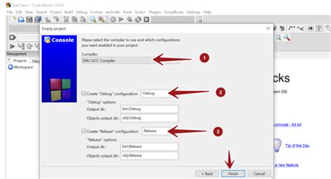 Create New C Project In Codeblocks