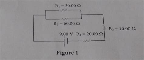 Solved Figure 1 A Calculate The Total Resistance Rt Across