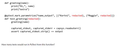 Solved How Many Tests Would Run In Pytest From This