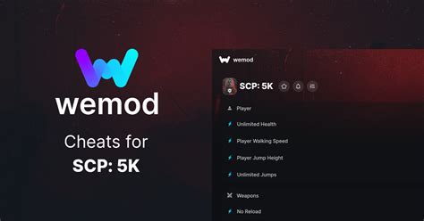 SCP K Cheats Trainers For PC WeMod