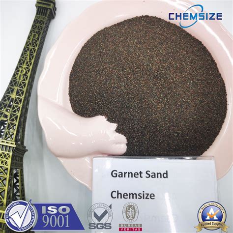 Natural Garnet Grit Blasting Media For Surface Profiling On New