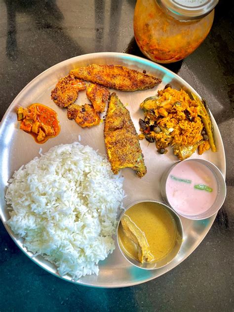 Delicious Goan Fish Thali