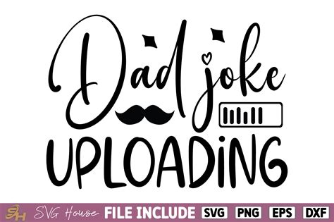 Dad Joke Uploading Graphic By Svg House · Creative Fabrica
