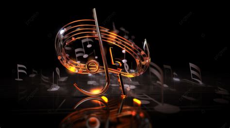 3d 그림 고음 음자리표 및 검정색 배경 디자인에 대한 음표 음악 키 망할 음악 음악 기호 배경 일러스트 및 사진 무료 다운로드 Pngtree