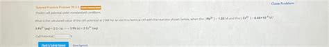Solved Close Problemtutored Practice Problem 20 2 5 Predict