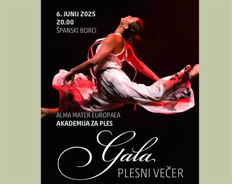 Gala Večer Akademije Za Ples Bo Poln Dobrega Plesa In Energije