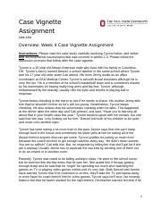 Understanding Developmental Issues Through Case Vignette Analysis Course Hero