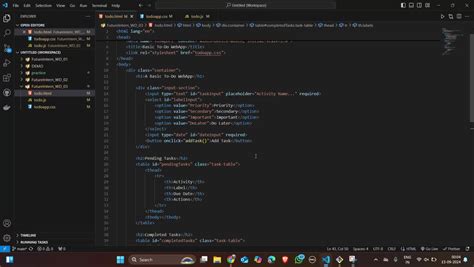 Budati Bhargavi On Linkedin Webdevelopment Todoapp Internship