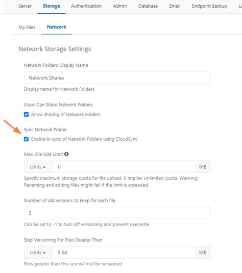 create a lan based network folder filecloud docs server