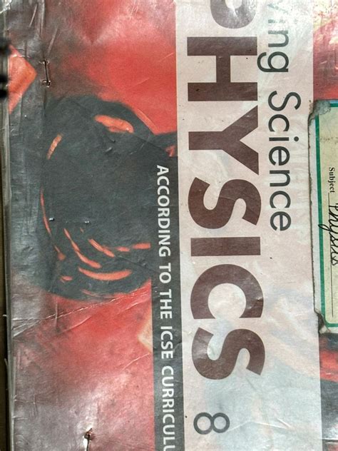 Books Textbooks Living Science Icse Class 8 Physics Book Freeup