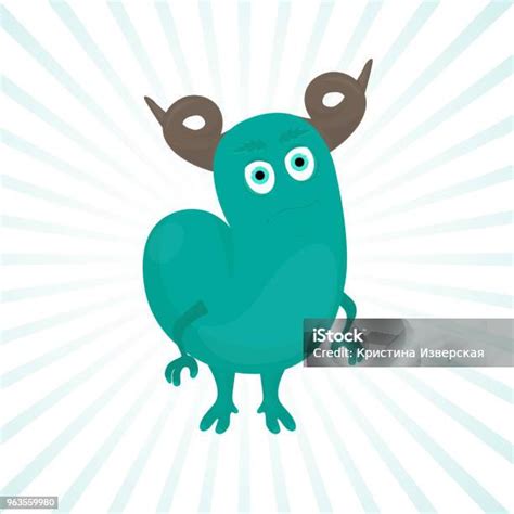 행복 한 만화 괴물입니다 벡터 일러스트 레이 션 할로윈 몬스터 0명에 대한 스톡 벡터 아트 및 기타 이미지 0명 감정 귀여운 Istock