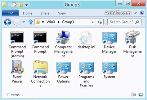 Exclusive Customize Win X Menu In Windows And Windows Add Remove Rename Or Move
