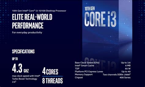 Intel Core I3 10100 Processor Price In Bd Ryans