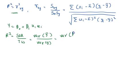 Solved Consider A Linear Regression Model With A Single Regressor Prove The Following R 2 R